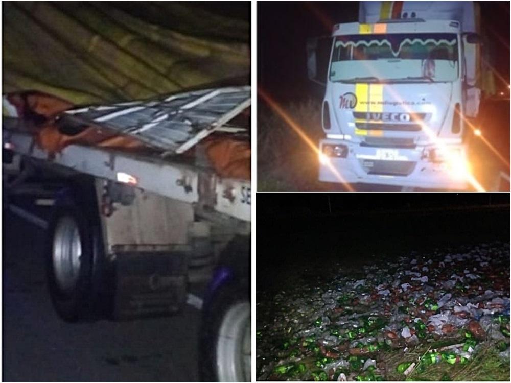 Camión cargado con gaseosas despistó y volcó en la ruta 14 - Mercurio ... Camión cargado con gaseosas despistó y volcó en la ruta 14 - Mercurio ...